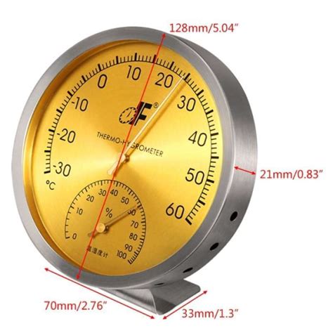 Promo Selan Jam Termometer Hygrometer Analog Untuk Mengukur Suhu