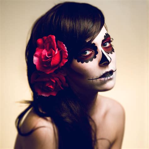 Día De Los Muertos Makeup Sugar Skull Makeup Dead Makeup Halloween Make