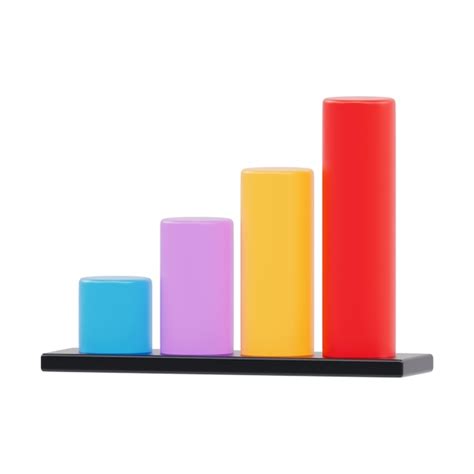 Premium Photo Cylinder Graph 3d Icon