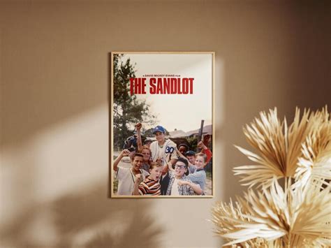 The Sandlot Poster Retro Movie Vintage Print Friendship Wall Art