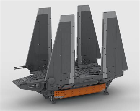 Lego Moc Zeta Class Heavy Cargo Shuttle By Benneech Rebrickable