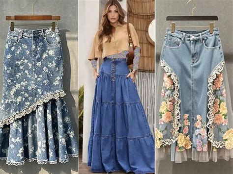 مدل دامن جین جدید ترندهای جذاب و پرطرفدار 2025