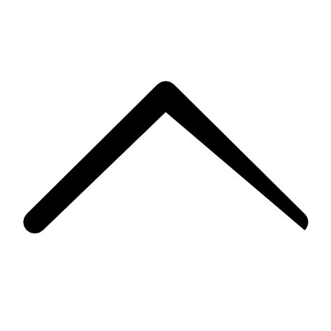 Chevron Thin Up Vector Svg Icon Svg Repo