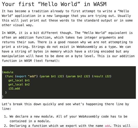 webassembly is easy — a hello world example blog
