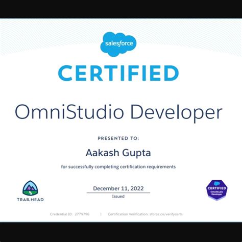 Aakash Gupta On Linkedin Salesforce Certification Vlocity Salesforceindustries