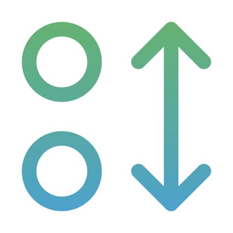 Distance Generic Gradient Outline Icon