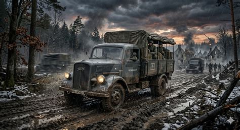 German Opel Blitz Heavy Truck By Medicalop On Deviantart