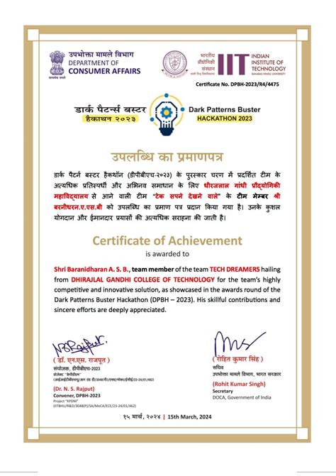 Barani Dharan On Linkedin Hey Connections 👋 👋 Thrilled To Have Participated In The Dark Pattern