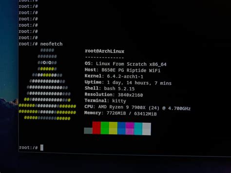 I Have Finally Installed Linux From Scratch Yes Neofetch Was