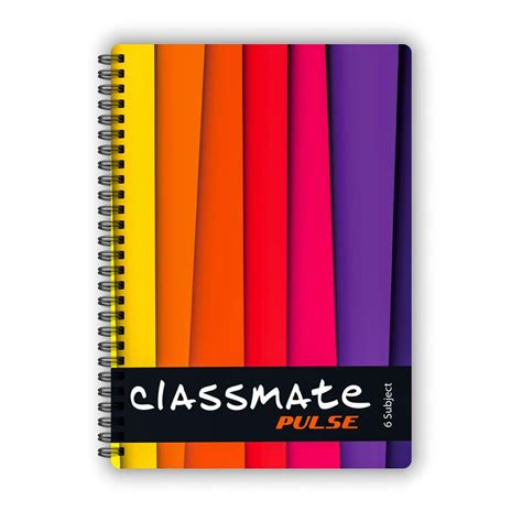 Classmate Pulse Spiral Notebook Single Line 300 Pages Wiro 240mm X