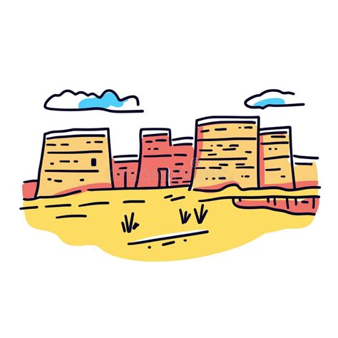 Chaco Culture National Historical Park Illustration In An Doodle Inca