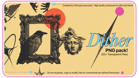 Free 50 Dither Effect Png Pack By Chimiyaa On Deviantart