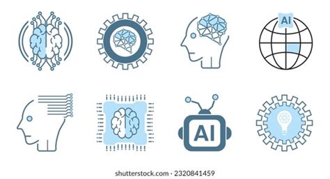 Icons Supervised Unsupervised Learning Icons Supervised Stock Vector Royalty Free 2389043011