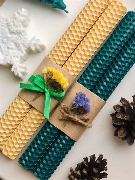 Свічки з бджолиної вощини