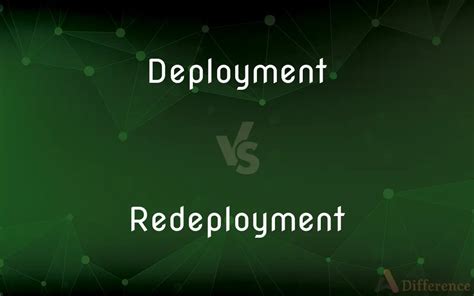 Deployment Vs Redeployment — Whats The Difference