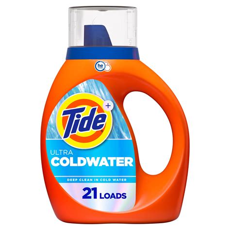 Tide Ultra Coldwater Liquid Laundry Detergent Original Scent Laundry