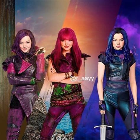 Mal Evie And Uma Descendants 1 2 And 3 Dti Outfits Mal And Evie