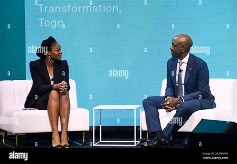 09 19 2022 New York New York H E Cina Lawson And Dr James Manyika