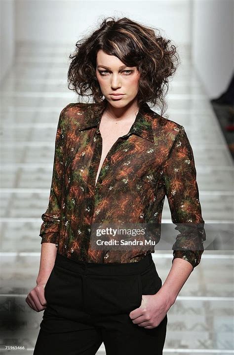 A Model Showcases An Outfit By Designer Widess As Part Of Air New News Photo Getty Images