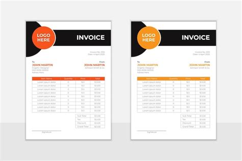 Premium Vector Invoice Design Creative Modern Business Payment