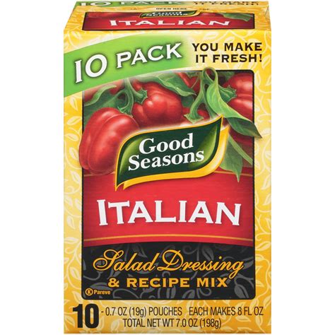 Good Seasons Italian Dressing Mix Bottle At James Ivery Blog