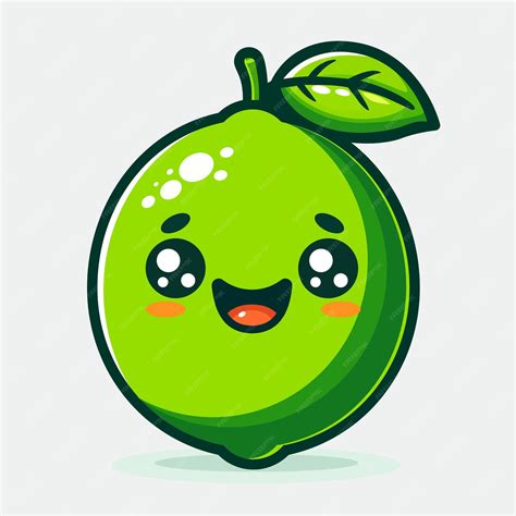Premium Vector Cartoon Smiling Lemon With Vibrant Eyes