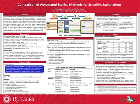 Pdf Comparison Of Automated Scoring Methods For Scientific Explanations