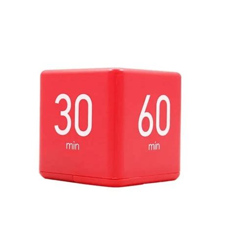 Cube Timer Gravity Sensor Flipping Led Display 4 Preset Time Dual Modes
