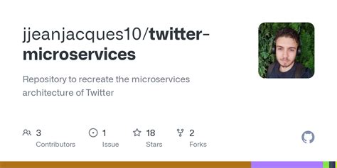 github jjeanjacques10 twitter microservices repository to recreate