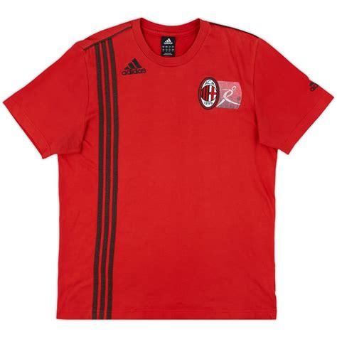 2009 10 Ac Milan Adidas Cotton Tee 710 M