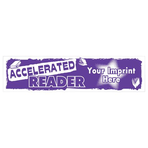 Custom One Color Bumper Sticker Decal Accelerated Reader Decals