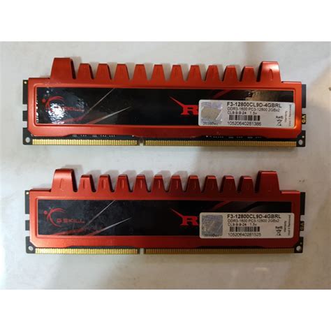 Jual Memory G Skill Ripjaws Ddr3 4gb 2gb X 2 4gbrl Desktop Ram Pc