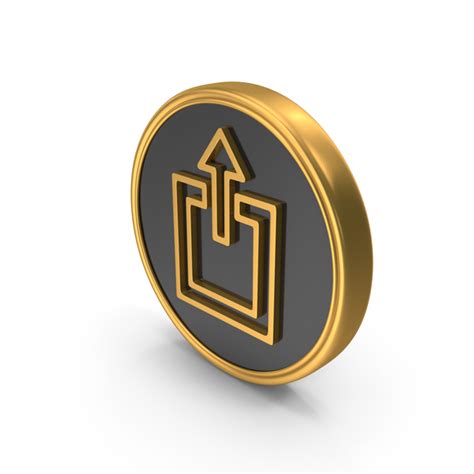 Gold Black User Logout Symbol 3d Object 2299044001 Shutterstock