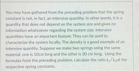 Solved You May Have Gathered From The Preceding Problem That