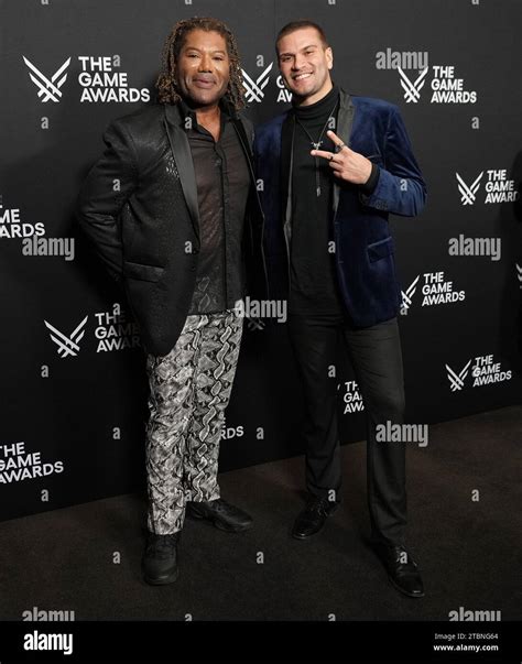 Los Angeles Usa 07th Dec 2022 L R Christopher Judge And Son At