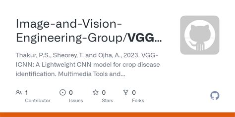 github image and vision engineering group vgg icnn a lightweight cnn