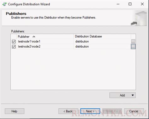 Ms Sql Server пошаговая настройка репликации РЕМОНТКА