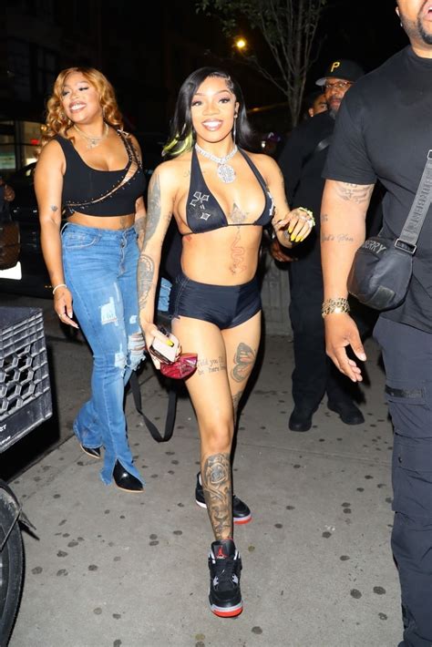 Glorilla Arrives At Slate For Hot Girl Summer Tour Official Afterparty