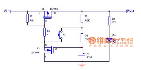 One Touch Switching Power Supply Circuit Power Supply Circuit Circuit Diagram