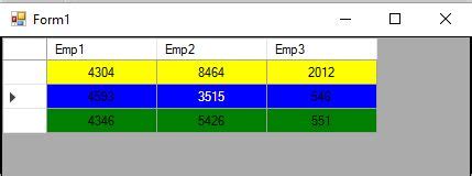 C Can DataGridView Be Used To Accomplish The Following Table Like UI In WinForms Stack