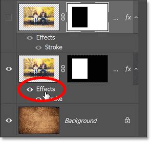 Using Layer Effects With Layer Masks In Photoshop