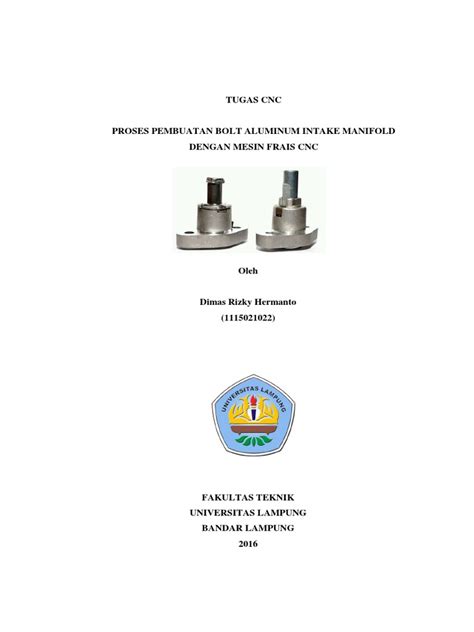 Tugas CNC Part Machining | PDF