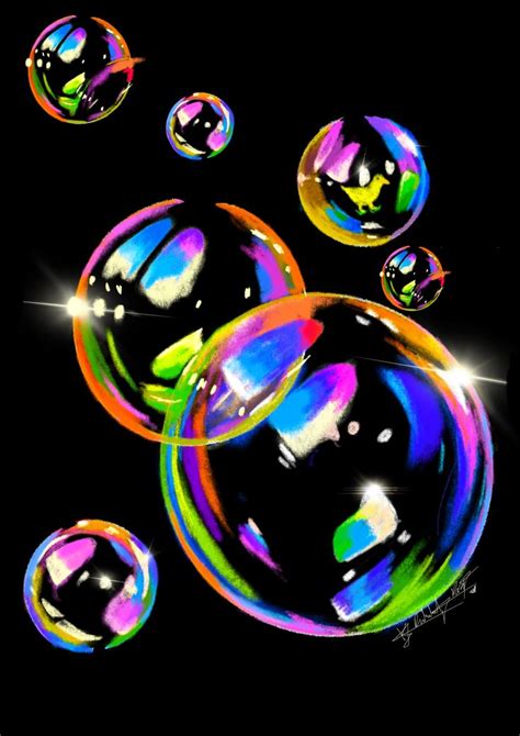 Pin de Katie Hanna en Procreate Burbujas dibujo Pinturas Pinturas pequeñas