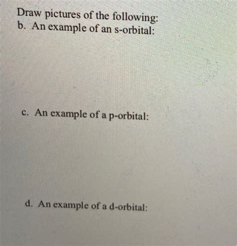 Solved Draw Pictures Of The Following B An Example Of An Chegg