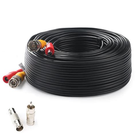 Lonnky 100ft 30m Bnc Cable Security Camera Wire Cord With Bnc