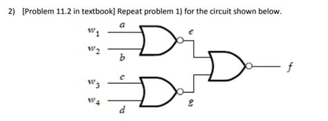 Solved Derive A Table That Will Show The Various Stuck At Zero And Stuck At One Faults Use The