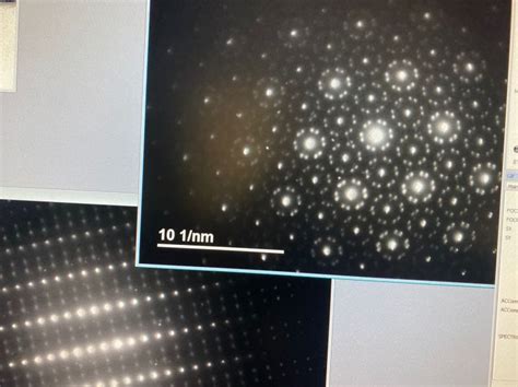 Science Is Beautiful Modulation Structure Seen By Electron Diffraction