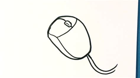 How To Draw Beginners Step Easy Drawings How To Draw Easy Things Art Computer Mouse Computer