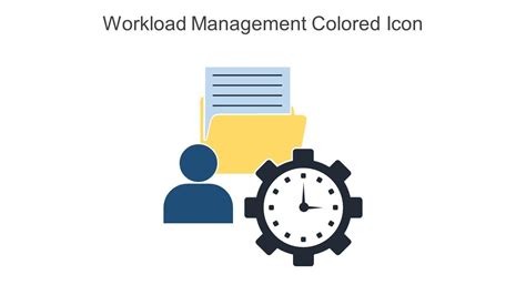 Workload Management Colored Icon In Powerpoint Pptx Png And Editable
