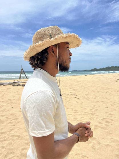 Hemp Safari Hat With Adjustable String Asatre